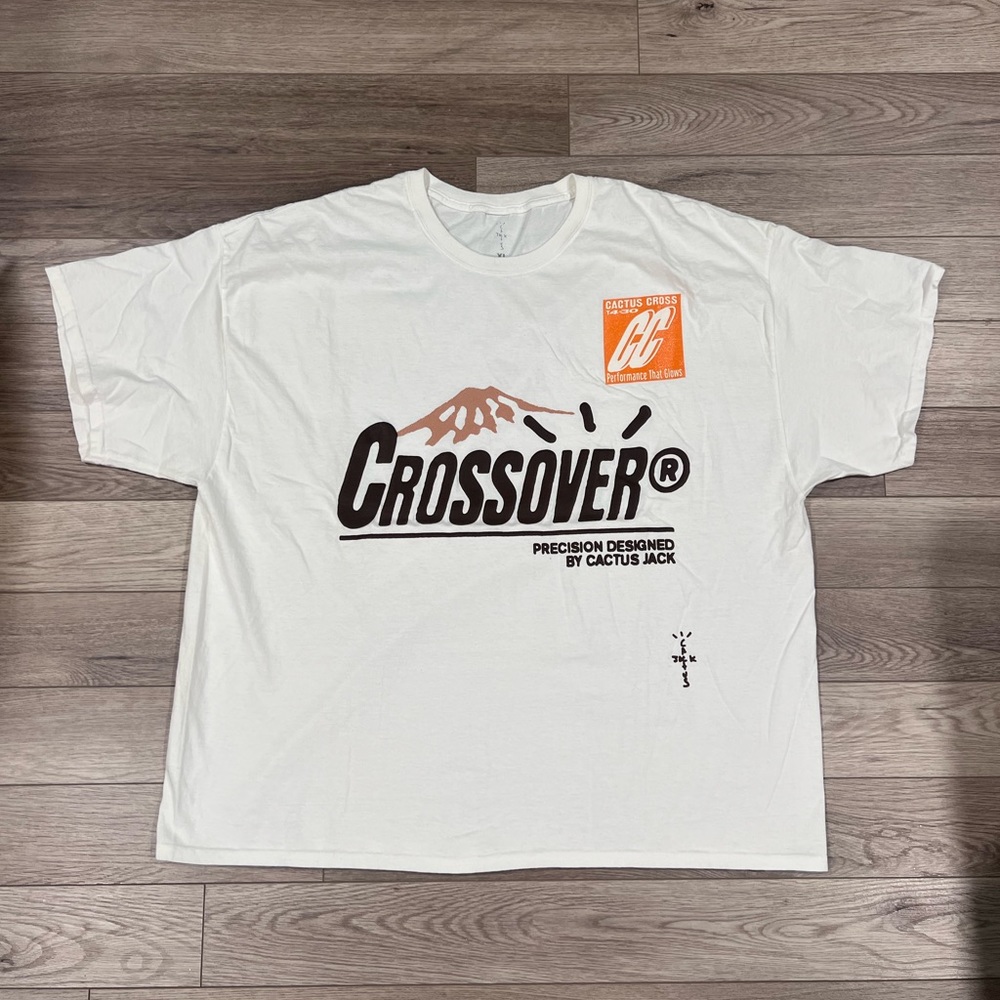 Cactus Jack By Travis Scott Crossover Tee White - Gem